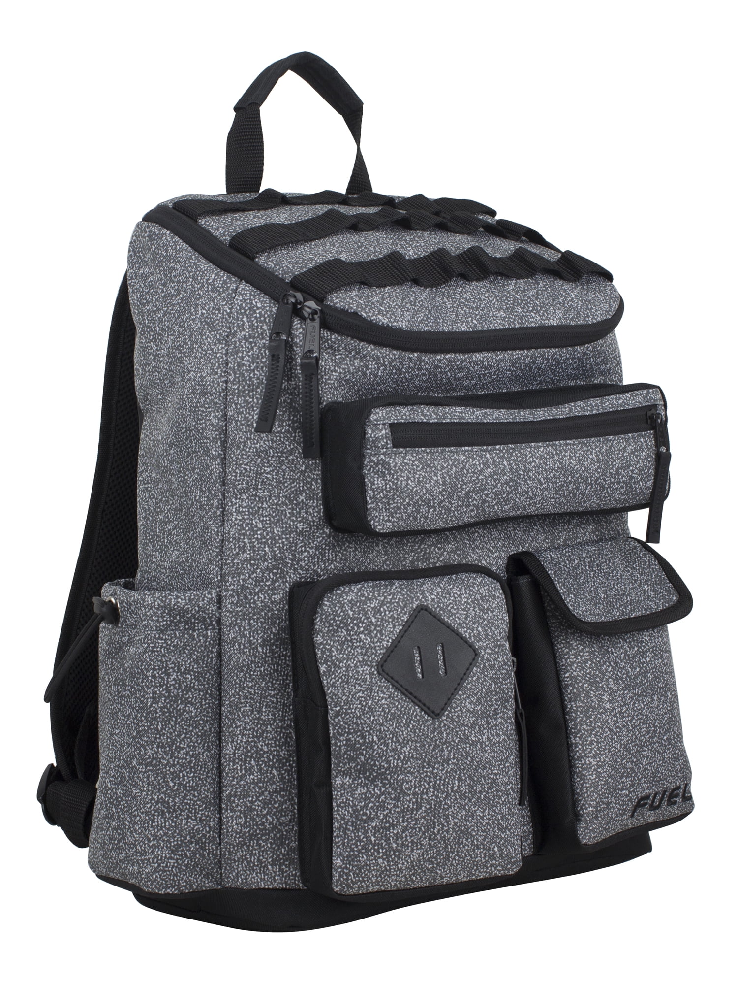 Fuel Unisex Wide Mouth Cargo Backpack, Gray Dots - Walmart.com