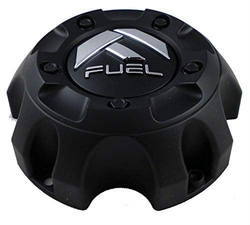 Fuel Wheels Flat Black Custom Wheel Center Caps Set of 4# 1001-61 / Cap ...