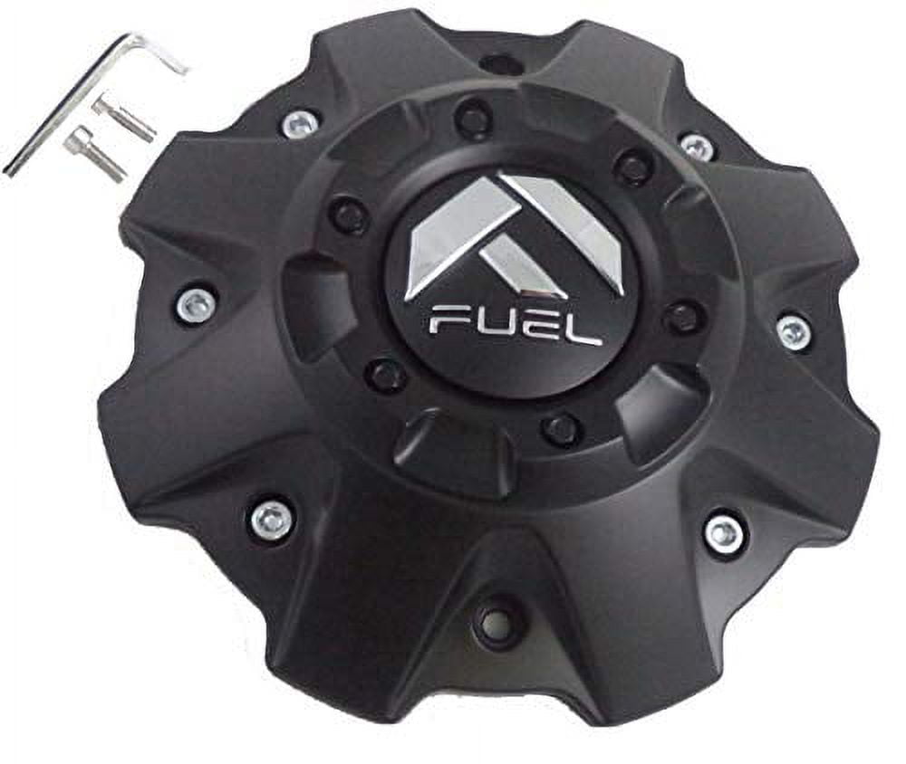 Fuel Wheels Matte Black Wheel Center Caps Set of 1# 1001-81MB - Walmart.com