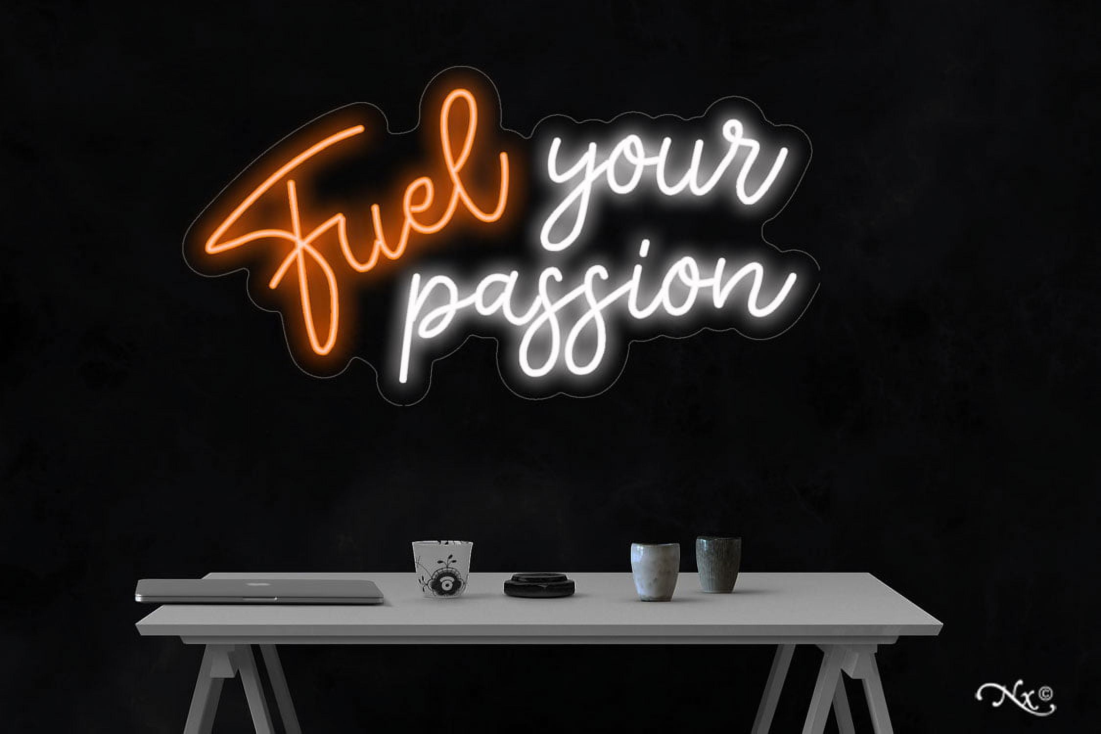 Fuel your passion-LED Neon Sign Made in USA - Walmart.com