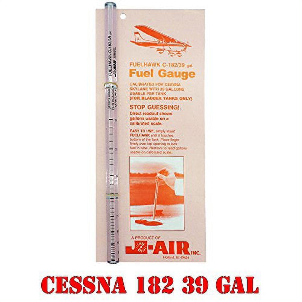 FuelHawk Fuel Gauges, Cessna 182 w/39 Gallon Tanks - Walmart.com