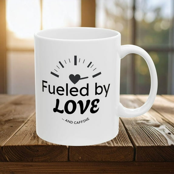 Fueled B1Ove Ceramic Coffee Mug Perfect Bridal Party Gift - Walmart.com