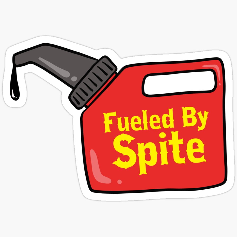 Fueled By Spite Stickerphone Decal Water Bottle Stickers, Vinyl ...