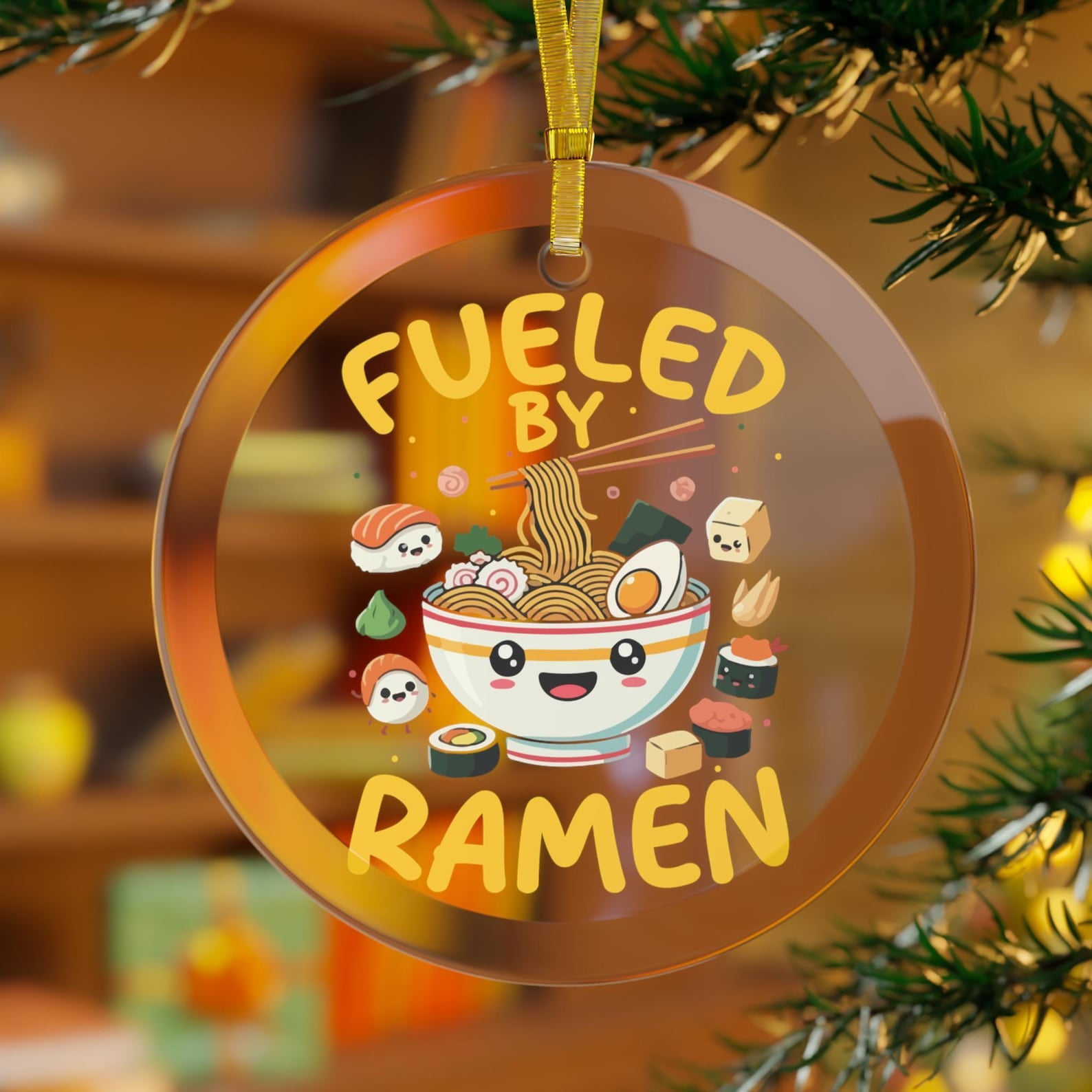 Fueled by Ramen Ornament – Cute Noodle Bowl Holiday Tree Gift - Walmart.com