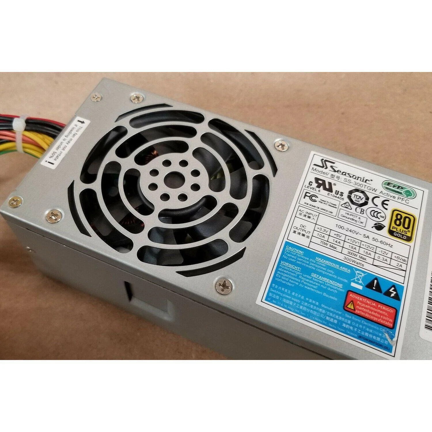 Fuente SeaSonic SS-300TGW 300W TFX12V 80 PLUS GOLD Certified Active PFC Power Supply - Walmart.com