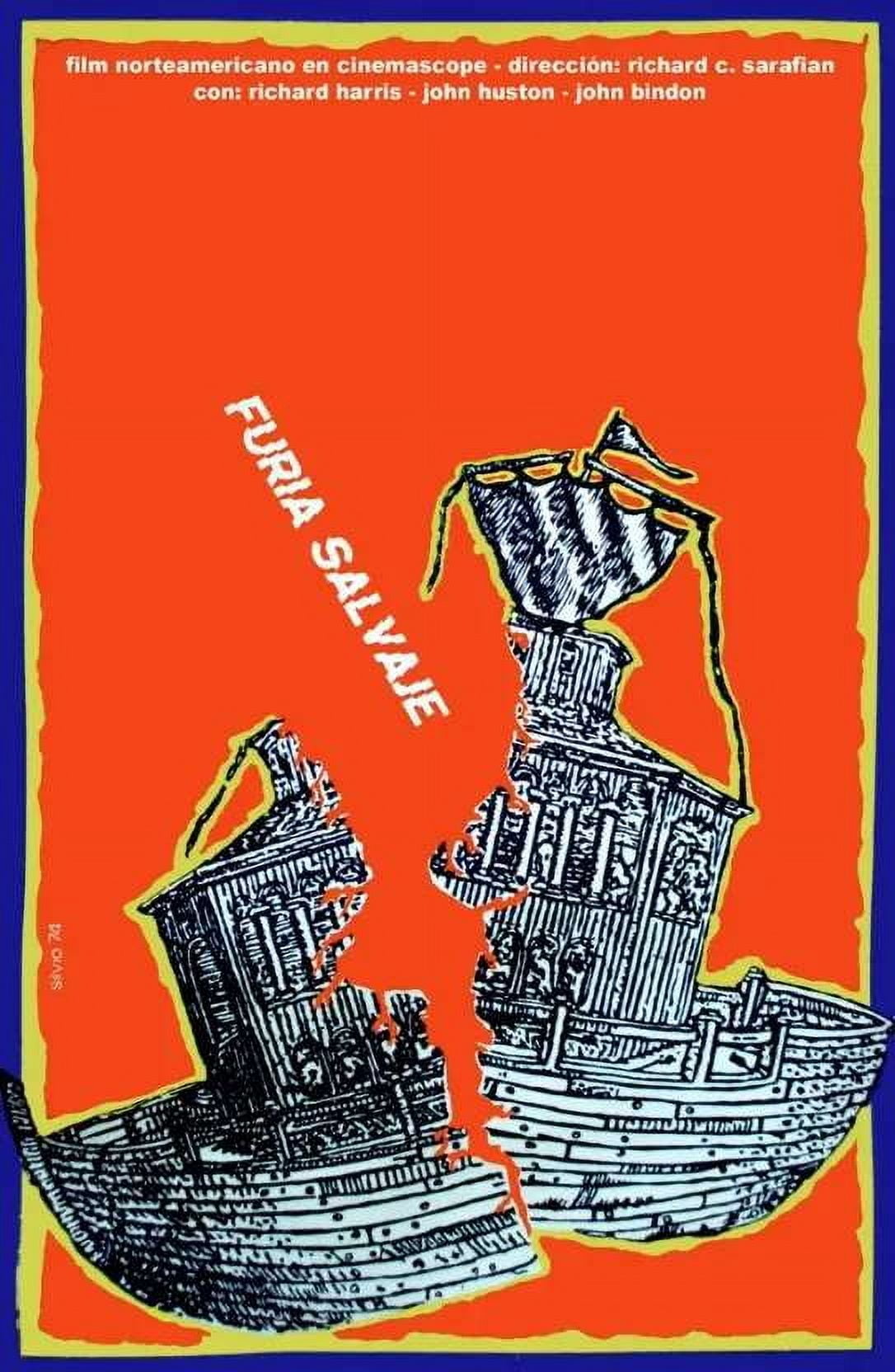.Fueria salvage.ship wrecked in two.movie.POSTER.Decoration.Graphic Art ...