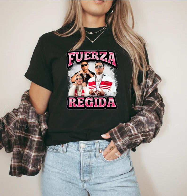 Fuerza Regida Graphic Tee Regional Mexican Music Corridos Tumbados V40010, for men & women, up ...