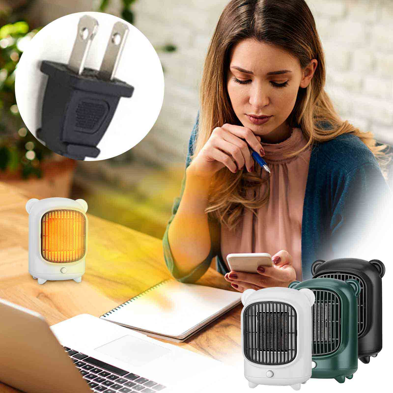Fufafayo 1Pcs Desktop Heater, Desktop Mini Small Heater Fast Heat ...