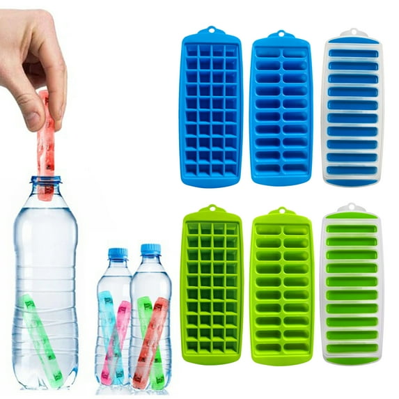 Fufafayo 2Pcs Ice Tray, Ice Tray with Lid, Reusable Flexible Easy ...