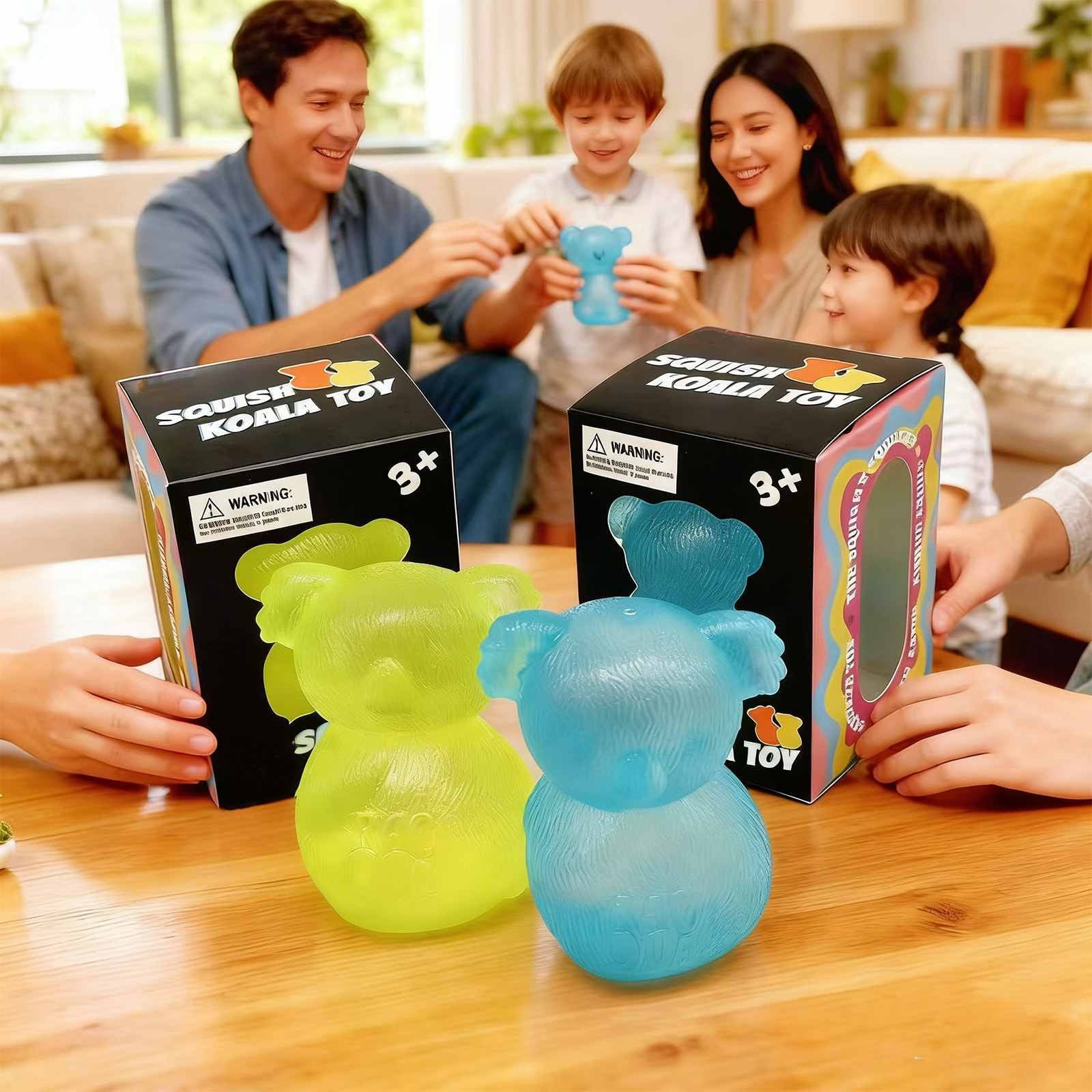 Fufafayo 2Pcs Koalas Stress Ball, Realistic Stress ReliefToy, Squeeze ...