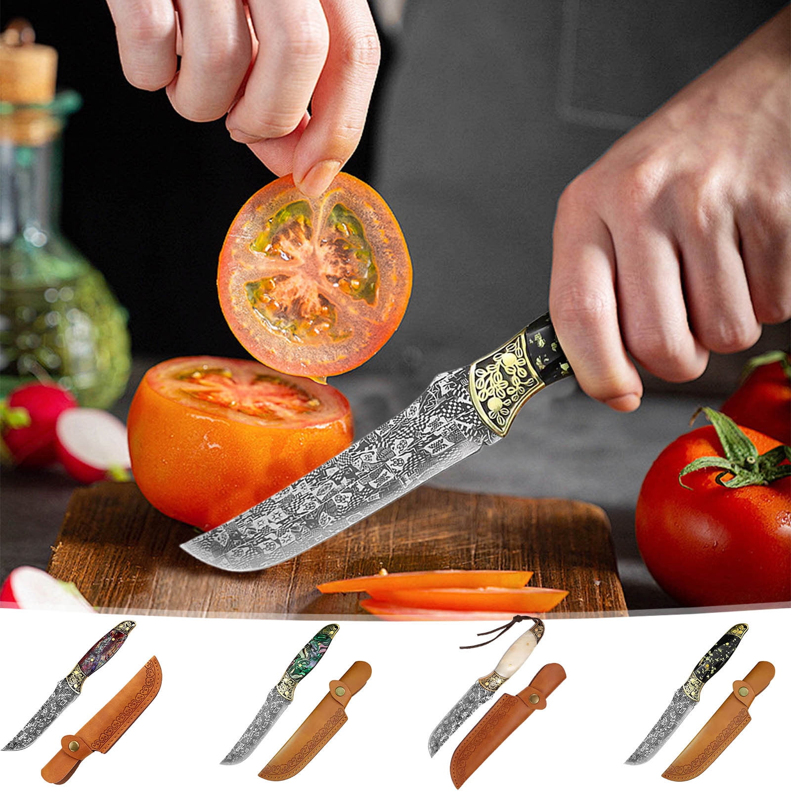 Fufafayo 2Pcs Meat Dividing Knife, High Hardness Knife for Camping ...