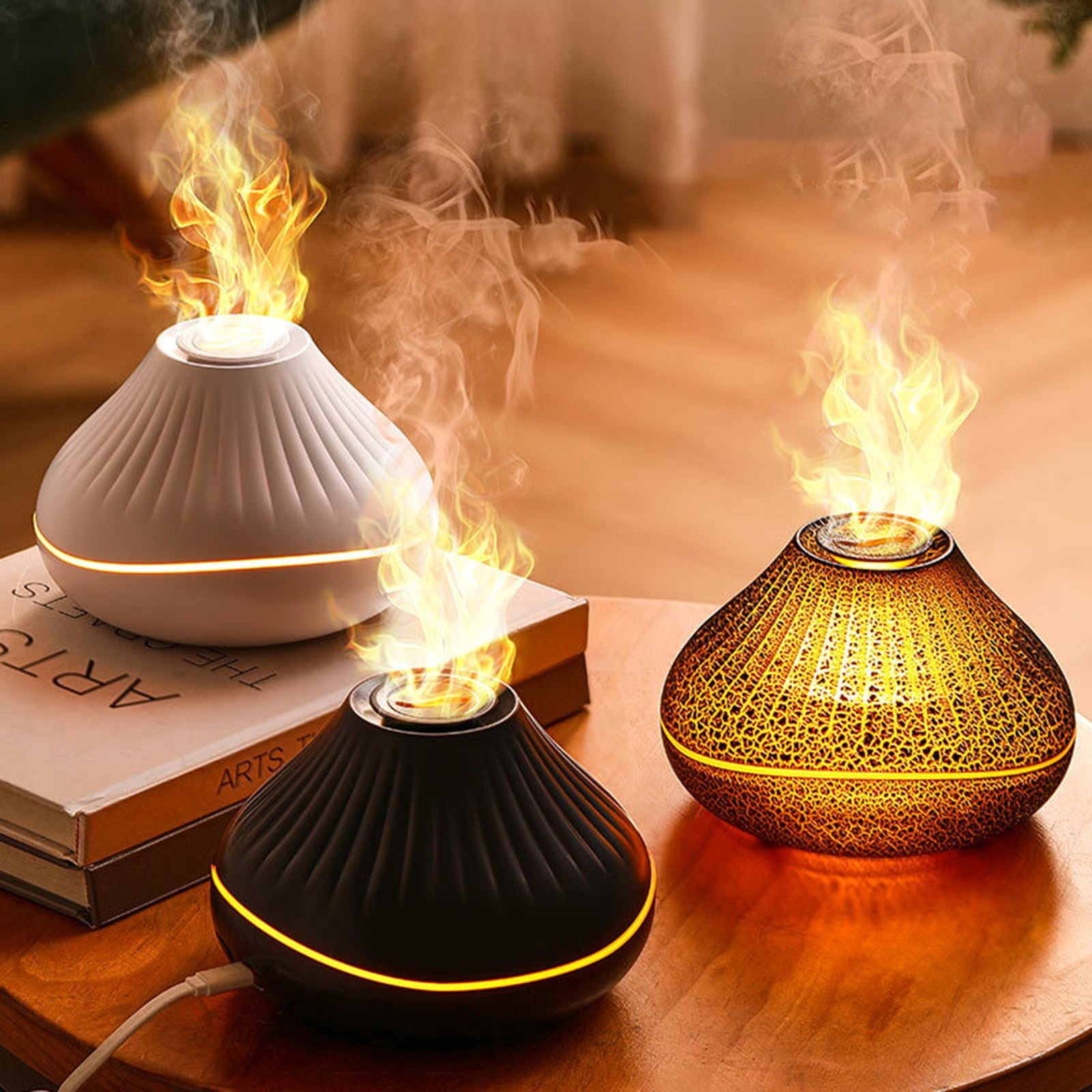 Fufafayo under $5 3Pcs Aromatherapy machine, Colorful Flame ...