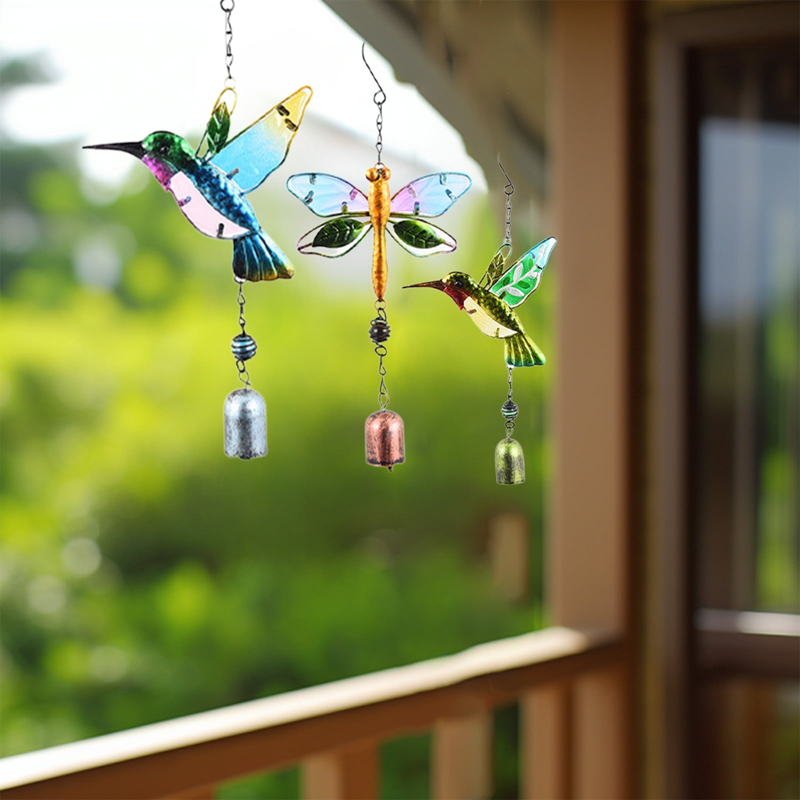 Fufafayo under $5 3Pcs Wind Chime, Wind Chime, Metal Hanging Decor for ...