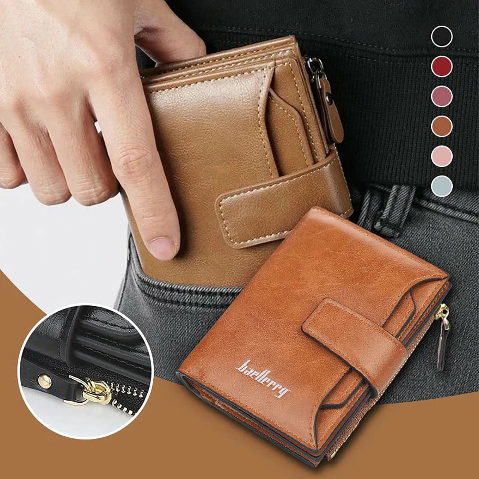 Fufafayo under $5 6Pcs RFID Wallet, Wallet, Multifunctional Trifold ...