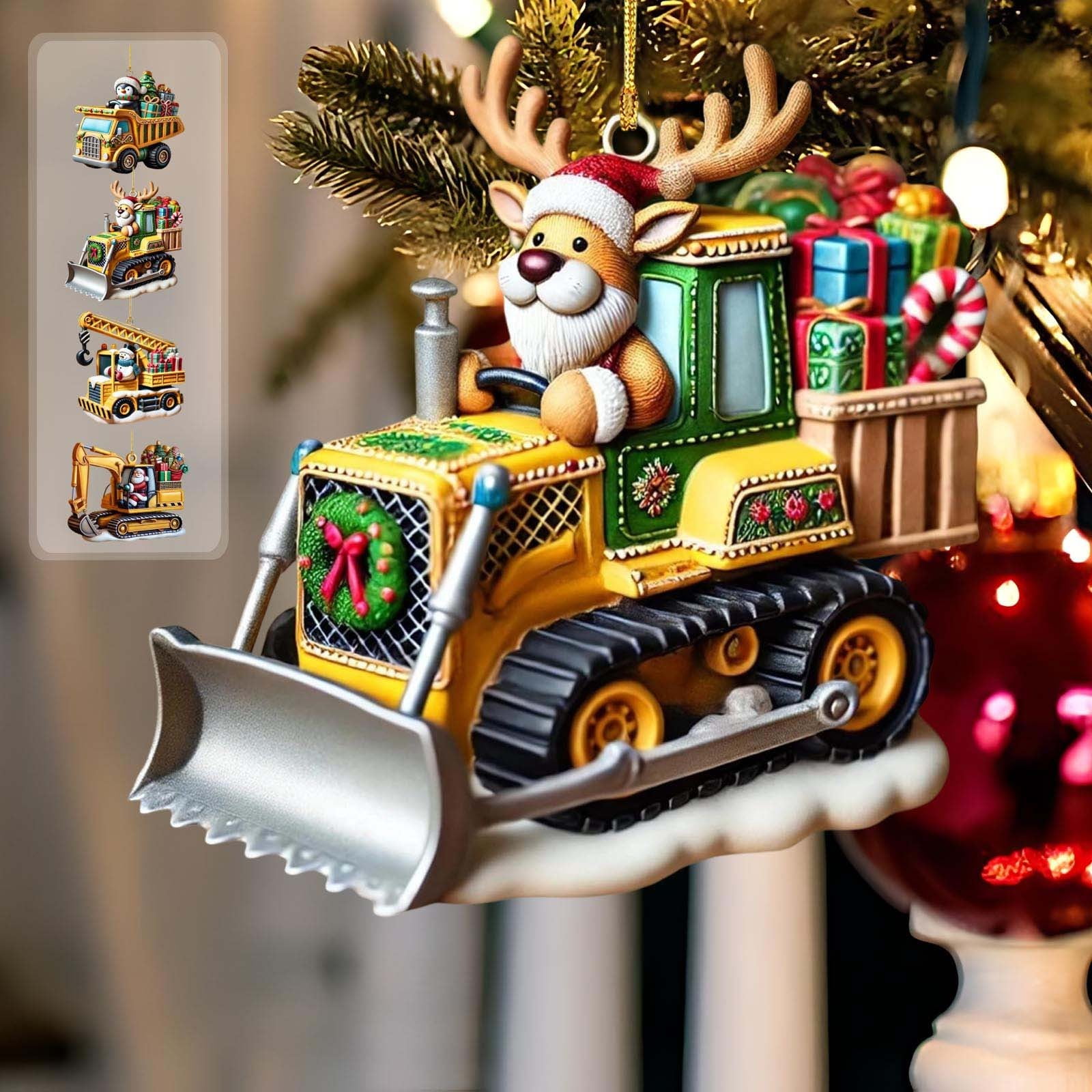 Fufafayo under $5 Car Christmas Ornament, Acrylic Vehicle Decor ...