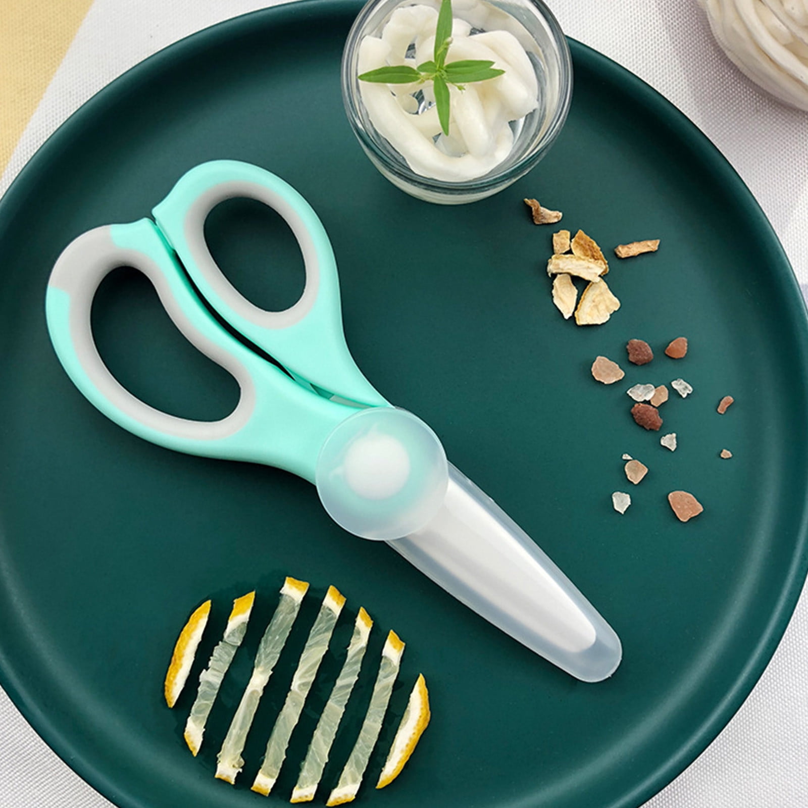 Fufafayo under $5 Ceramic Scissors, Portable Kitchen Scissors, Safe ...