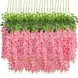 Fufafayo under $5 Hanging Flowers, Violet Artificial Flower Garland ...