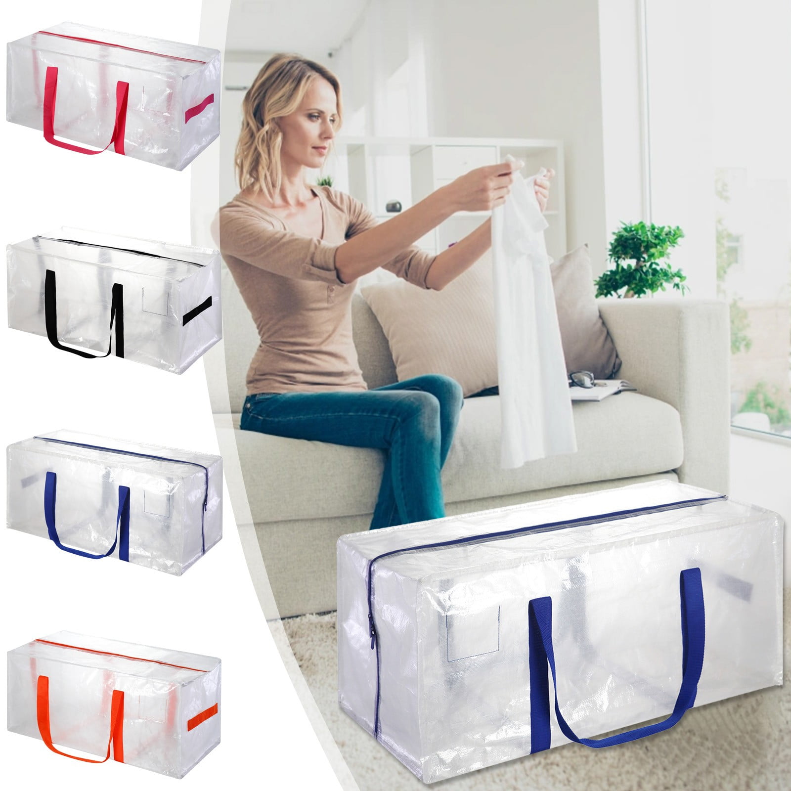 Fufafayo under $5 Heavy Duty Extra Large Moving Bags with Multicolor ...