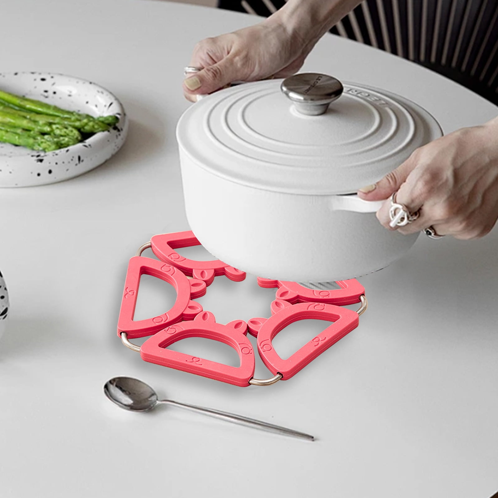 Fufafayo under $5 Pot Mat Thermal Insulator, Kitchen Table Placement ...