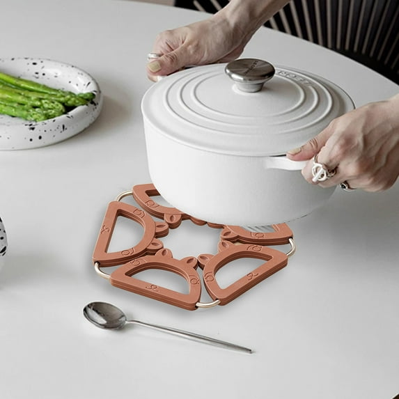 Fufafayo under $5 Pot Mat Thermal Insulator, Kitchen Table Placement ...