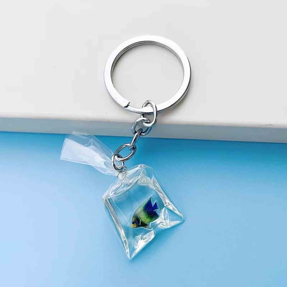 Fufafayo under $5 Resin Fish Keychain, Clear Resin Fish Keychain, Cute ...