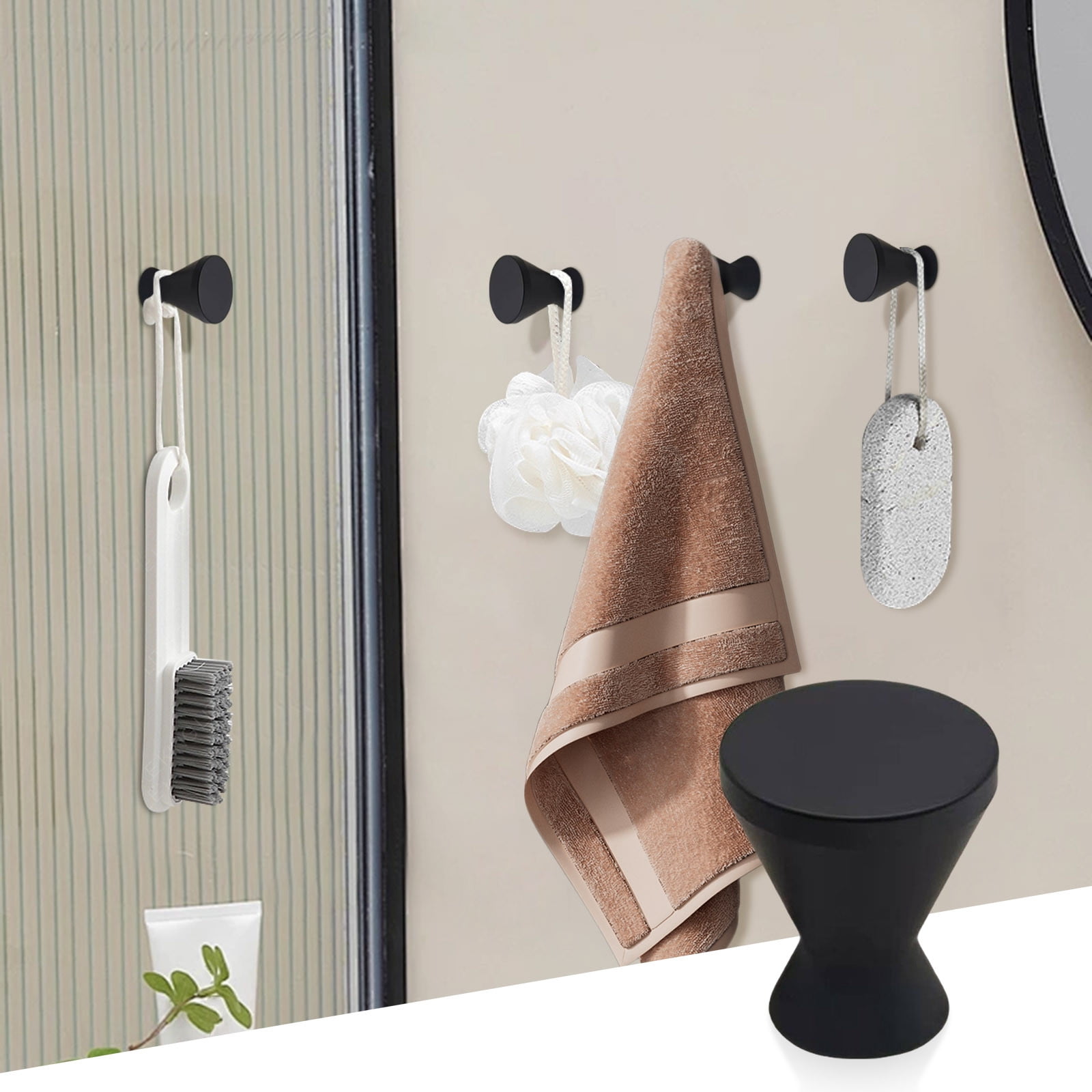Fufafayo under $5 Round Hooks, No Drilling Mounting Hardware, Acoustic ...