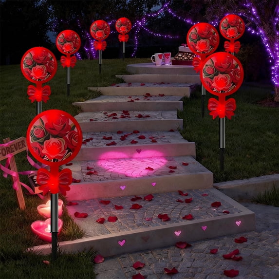 Fufafayo under $5 Solar Holiday Garden Lights, Solar Pathway Lights ...