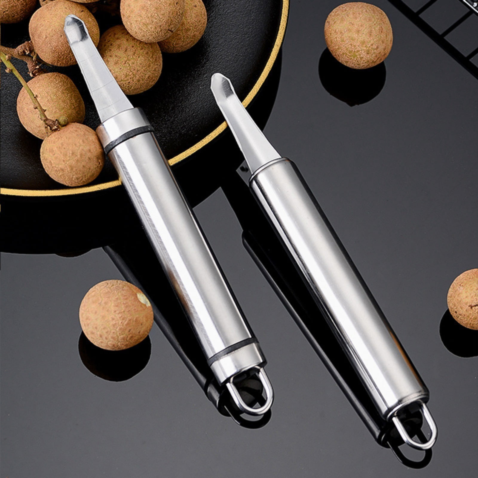 Fufafayo under $5 Stainless Steel Longan Pitter, Stainless Steel Longan ...