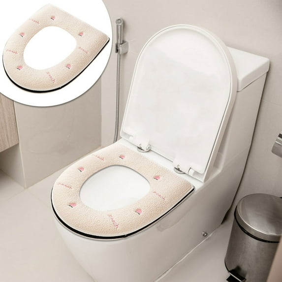Fufafayo under $5 Toilet Seat Cover, Thickened Toilet Seat Cover, Soft ...