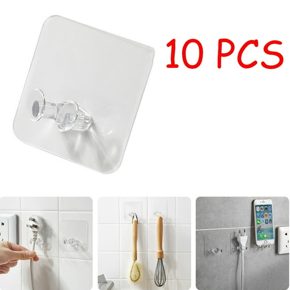 Fufafayo under $5 Wall Adhesive Hooks, Wall Storage Hooks, Adhesive ...