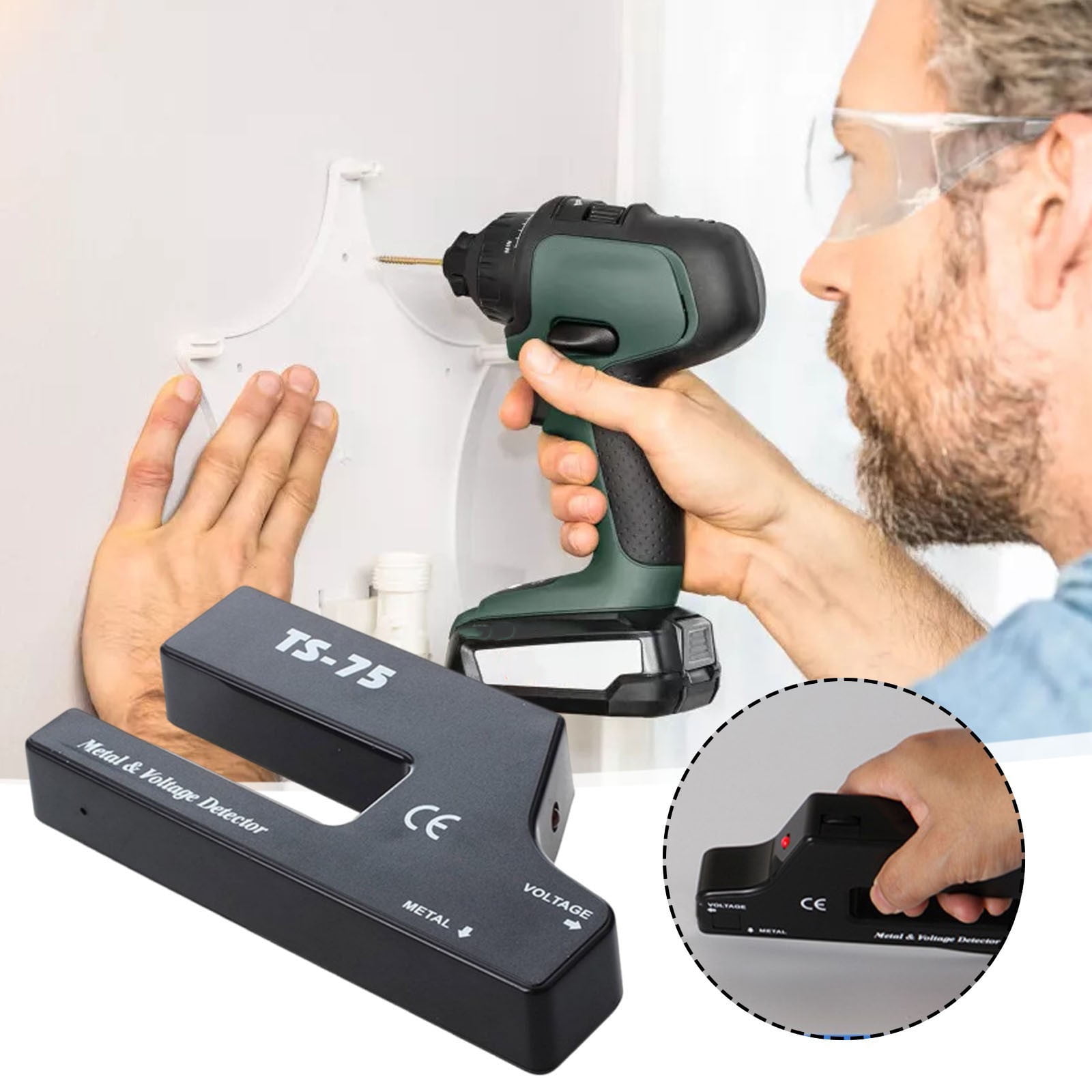 Fufafayo under $5 Wall Metal Detector, Metal Detector, Wall Stud Finder ...