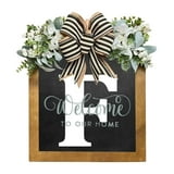 Fufafayo under $5 Welcome Sign, Door Wreath, Personalized Last Name ...