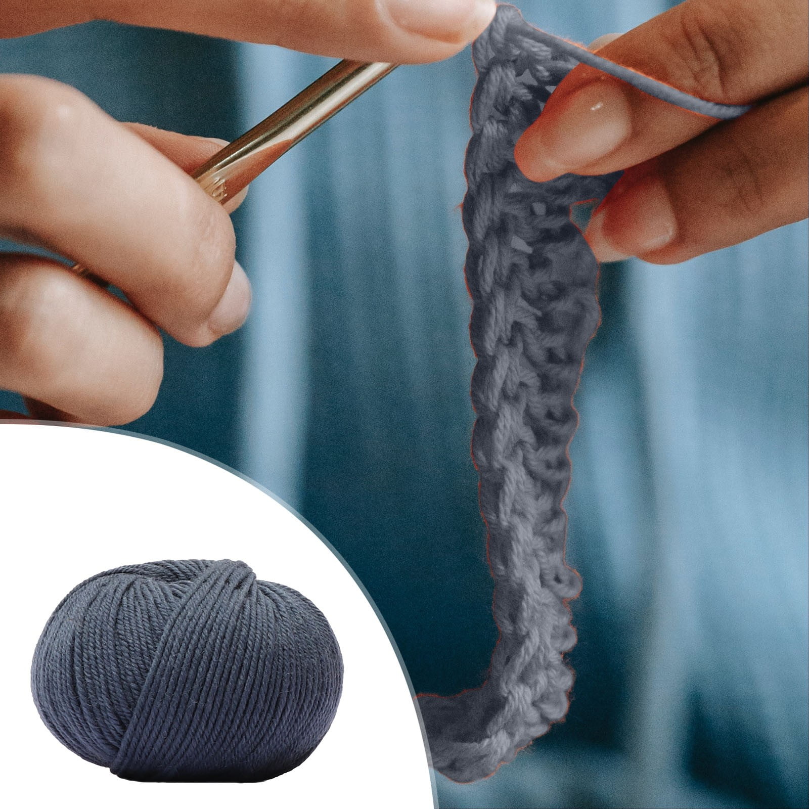 Fufafayo under $5 Wool Yarn, Wool Yarn for Knitting, Medium Coarse Hand ...