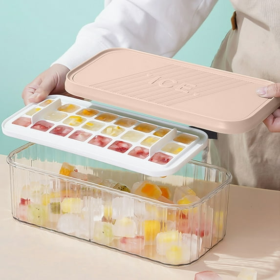 Fufafayo Ice Tray, Ice Tray, Easy Release Ice Tray, Freezer Ice Mold ...