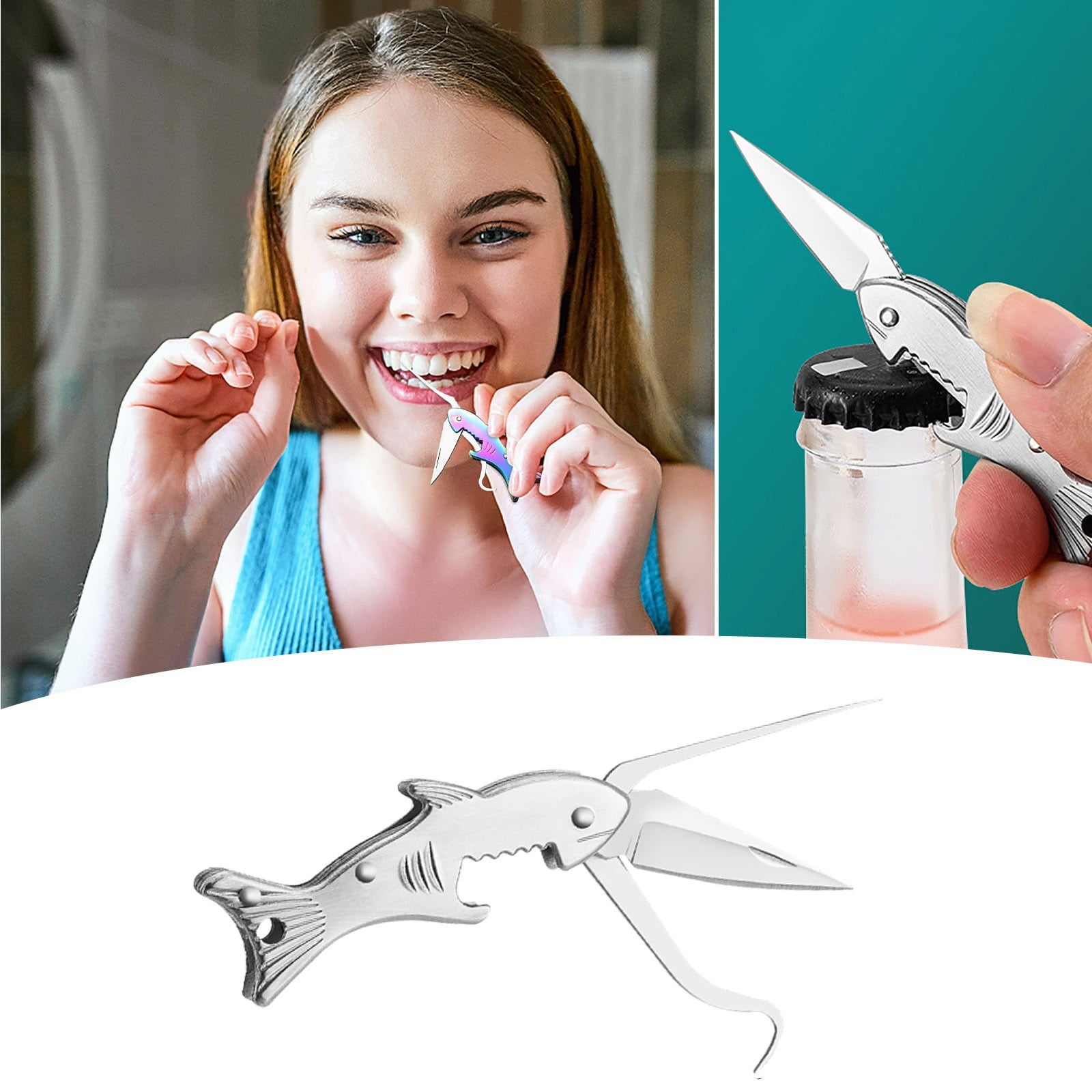 Fufafayo Multitool Keychain, Multifunctional Keychain Tool and ...
