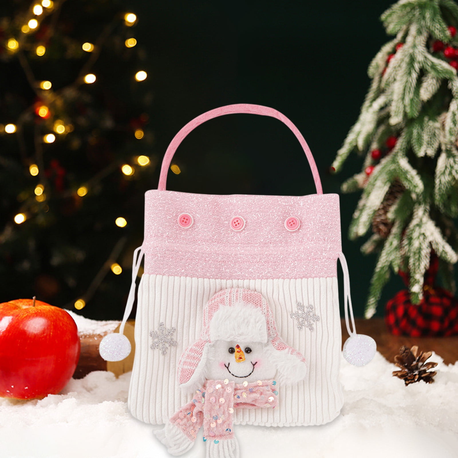 Fufafayo under $5 Christmas Gift Bags Plush Gift Bags for Christmas Eve ...