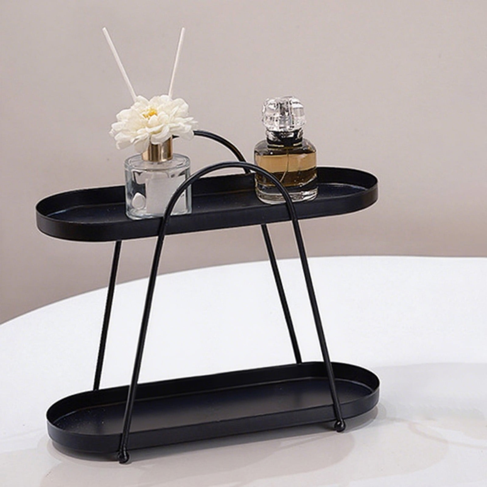 Fufafayo under $5 Jewelry Organizer, Cosmetics Storage Rack, 2 Tier ...