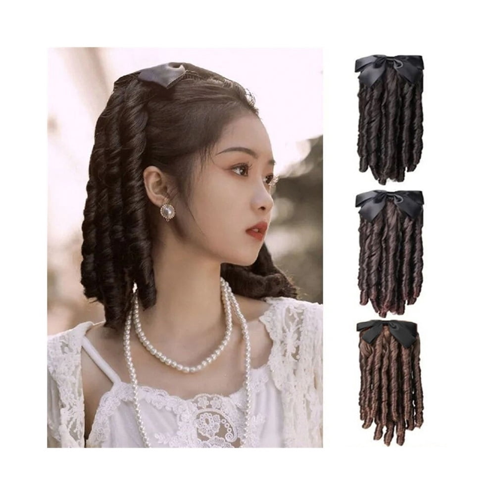 Fuffly Princess Curly Ponytail Extension Hair Comb Ponytail Hairpiece ...