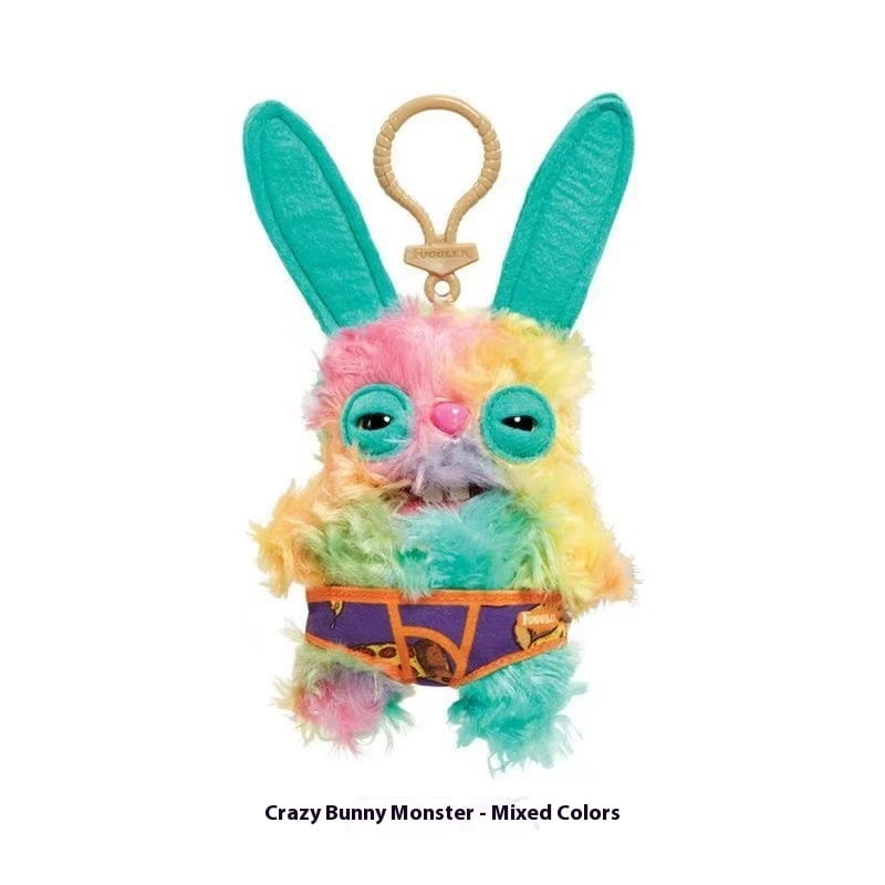 Fug-gler Keychain Crochet Animals Keychain,Funny Ugly Monster ...