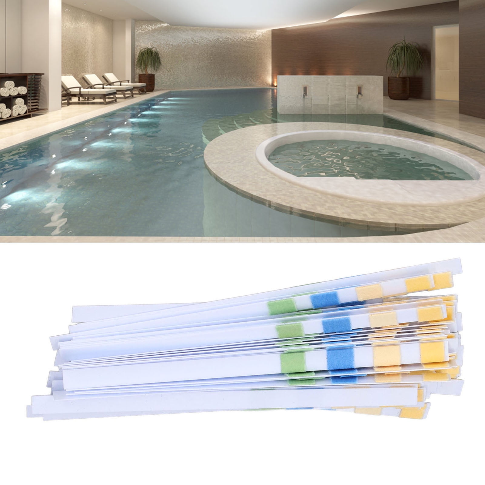 Fugacal Test Strips for Water, Test Strips 15 Seconds Test Colorimetric ...