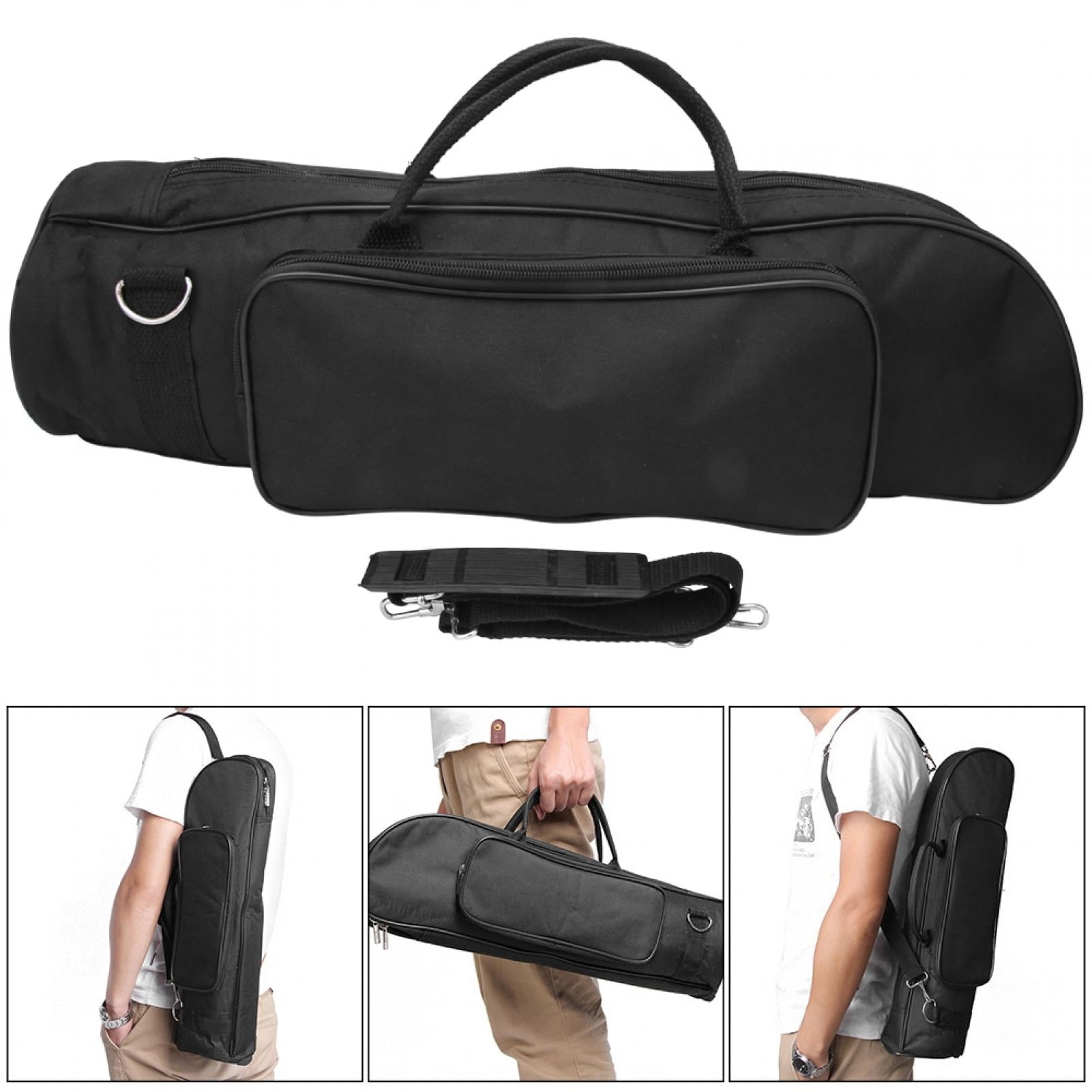 Fugacal Waterproof Trumpet Bag Case Black Oxford Cloth Musical ...