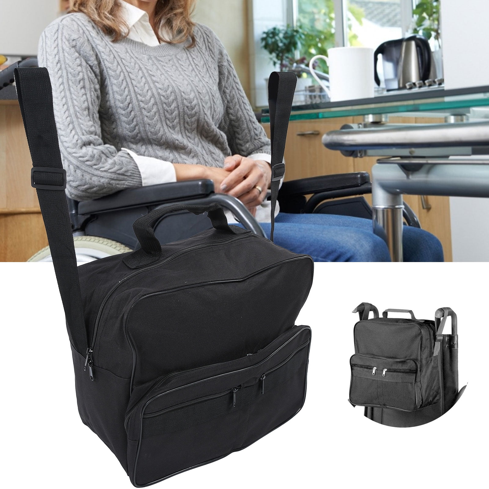Fugacal Wheelchair Accessories Organizer,Wheelchair Accessories Storage ...