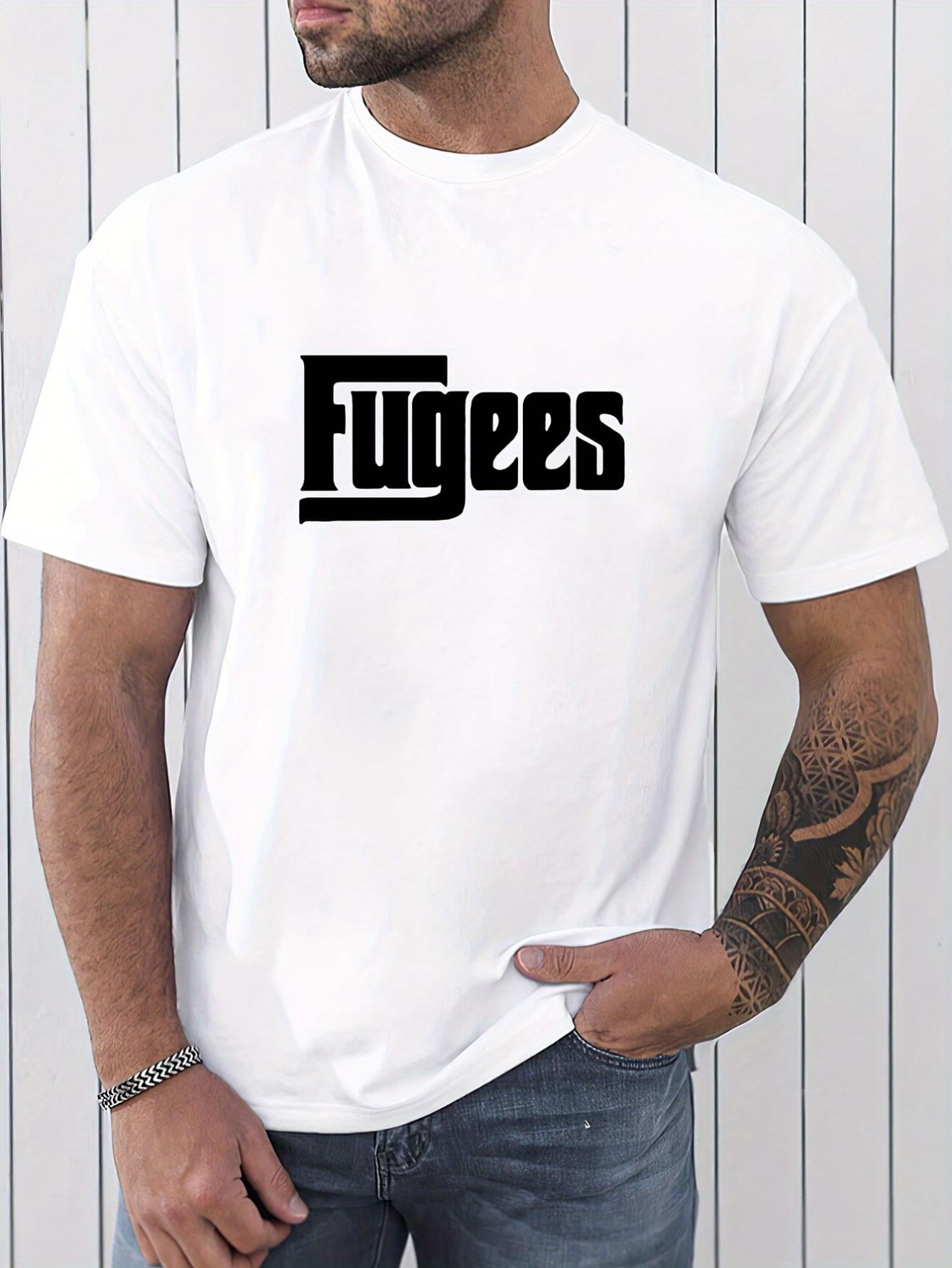 Fugees Print Men's Round Neck Short Sleeve Fashion Regular Fit T-Shirt ...