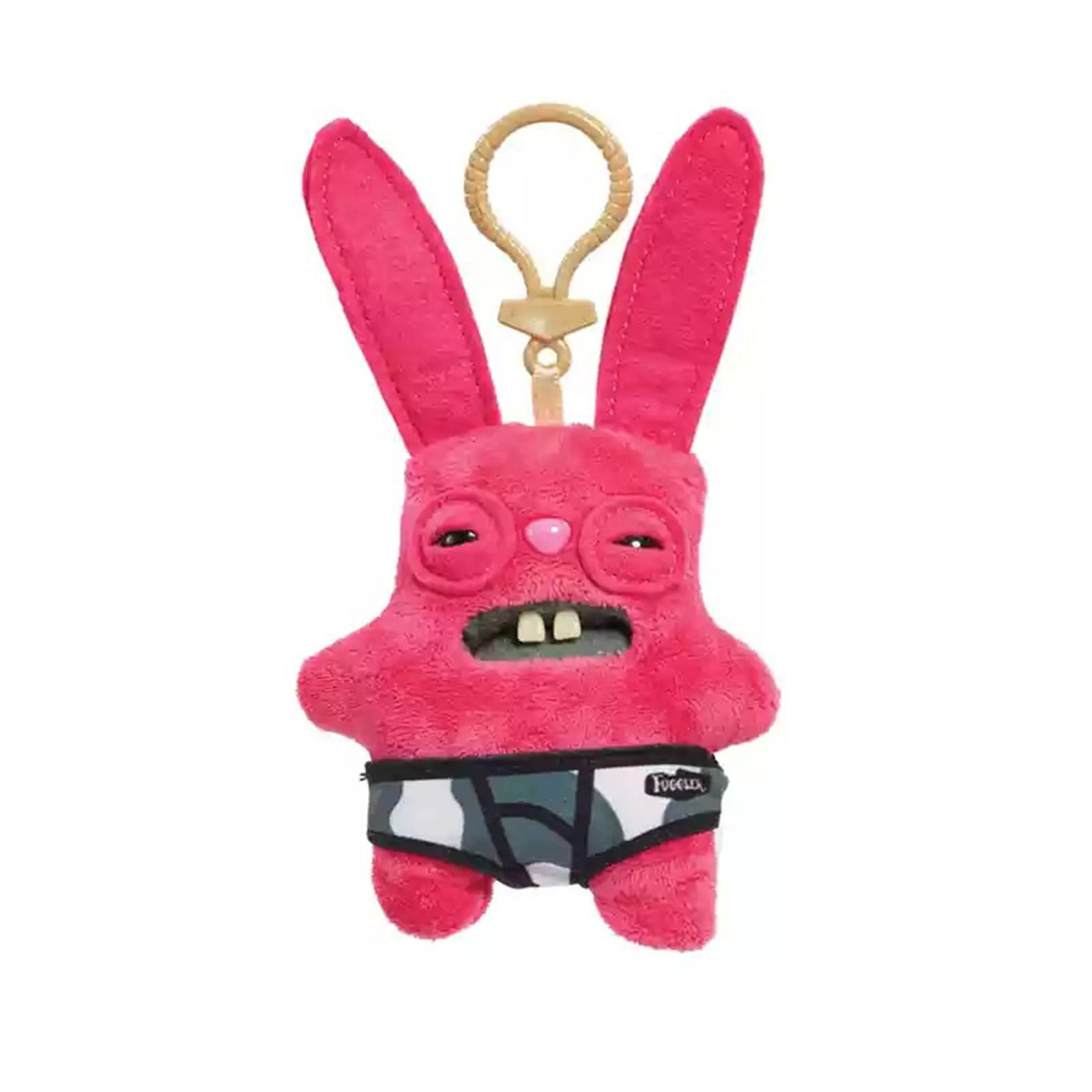 Fugg-ler Rabid Rabbit Pink - Fugg-ler KeyRings Fugg-ler Plush Clip-On ...