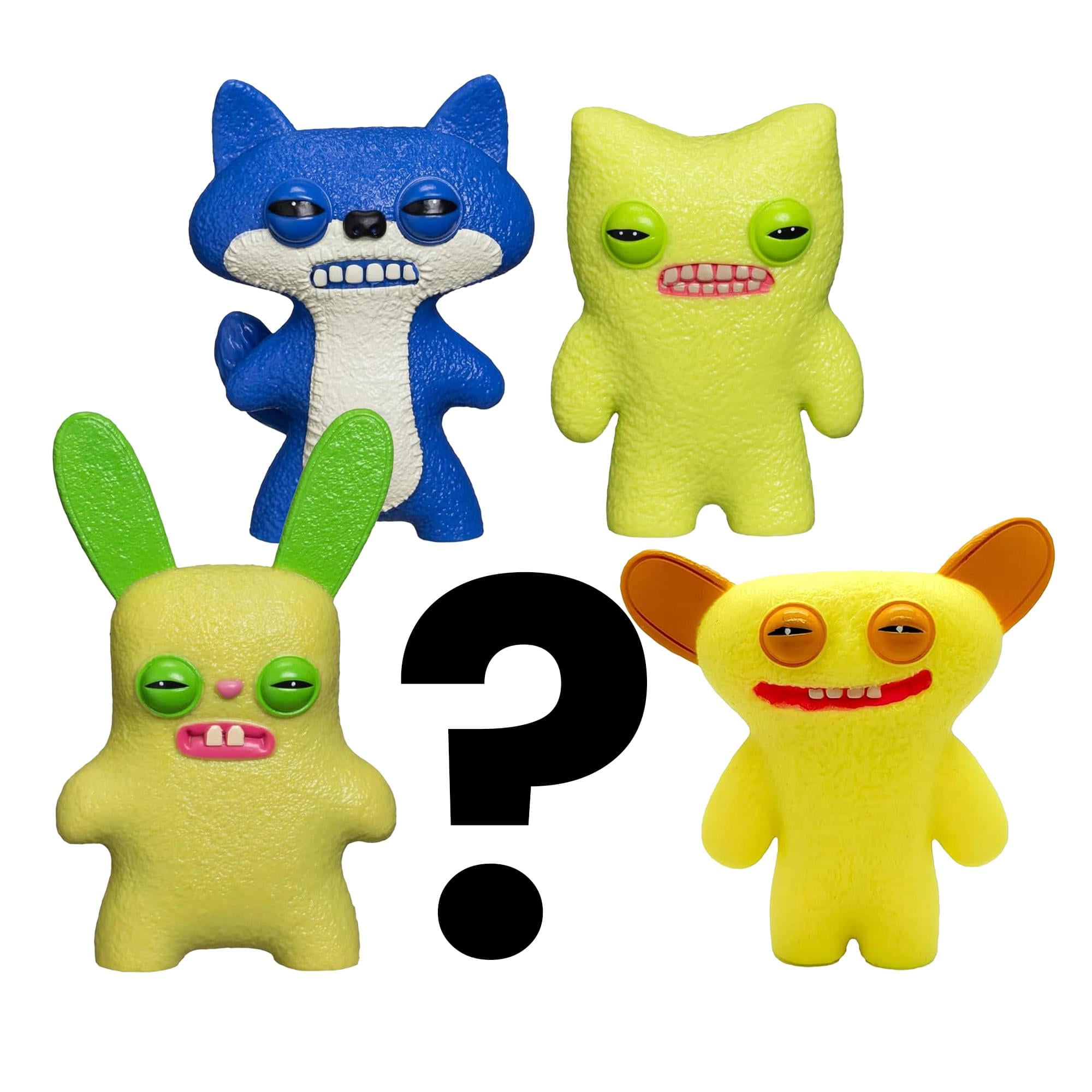 Fuggler 2.5 Inch Figure 5-Pack | Yellow, Blue/White, Green, Green ...