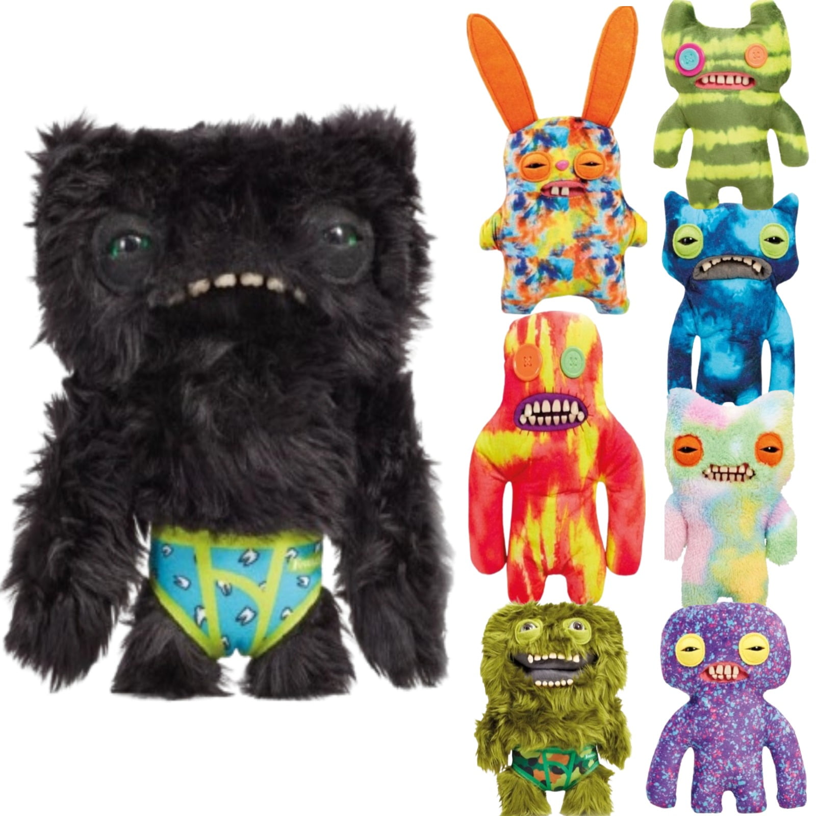 Fuggler 9" Stuffed Animals - Funny Ugly Monster Plush Toys - Fuggler ...