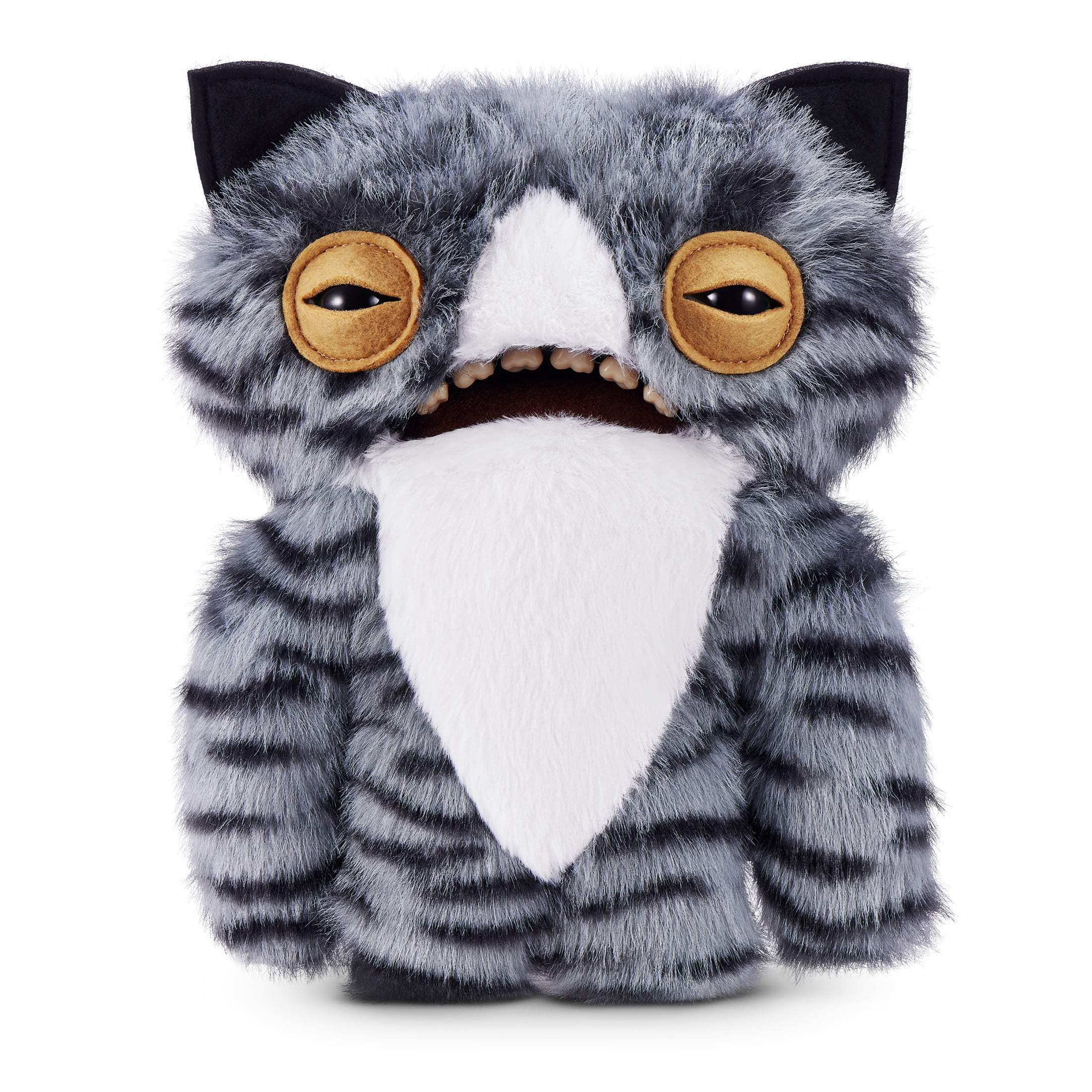 Fuggler Alley Cats 9 inch Wide Eyed Cat, Funny Ugly Monster Plush ...