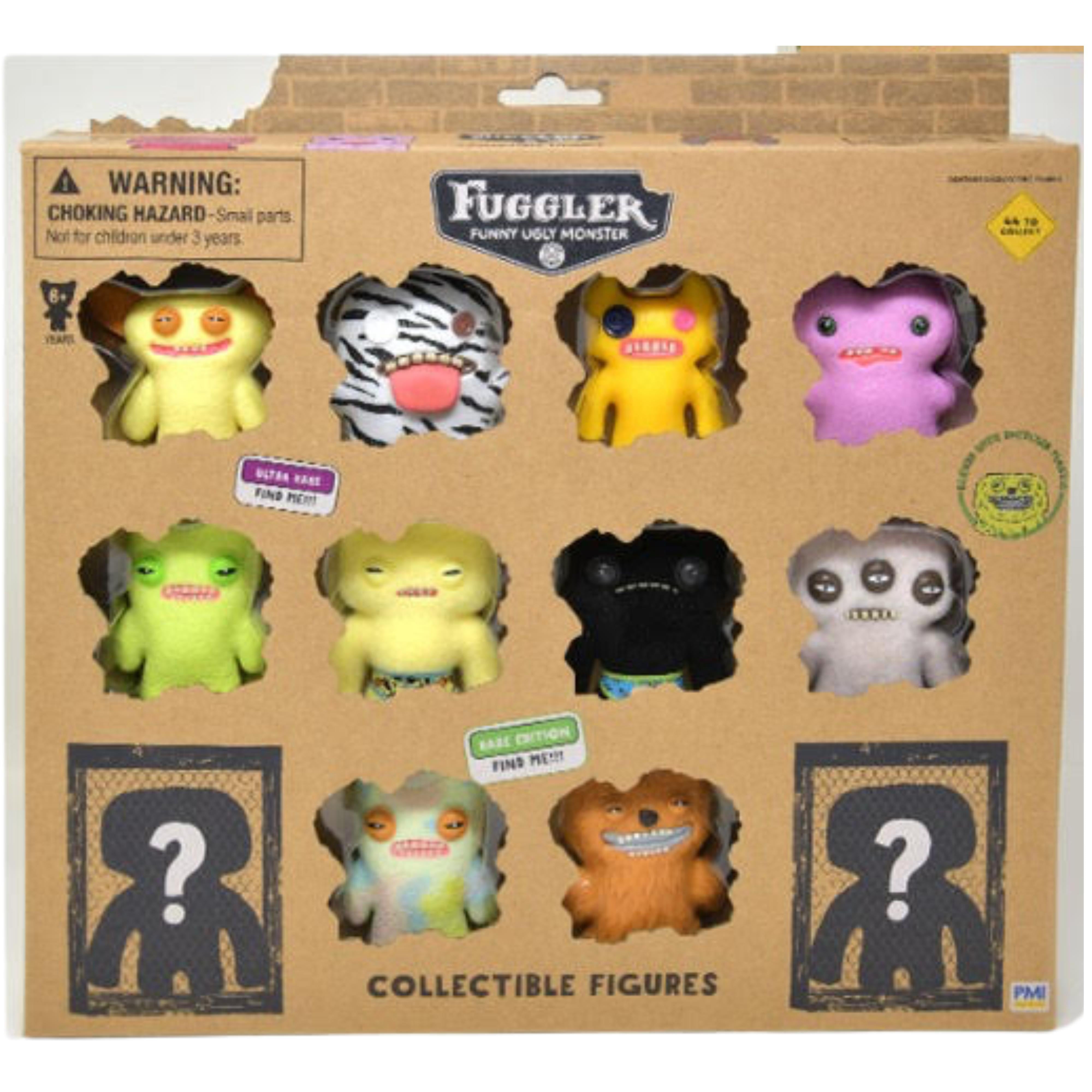 Fuggler Collectible Mystery 12-Pack, Random Vinyl Figures, Includes ...