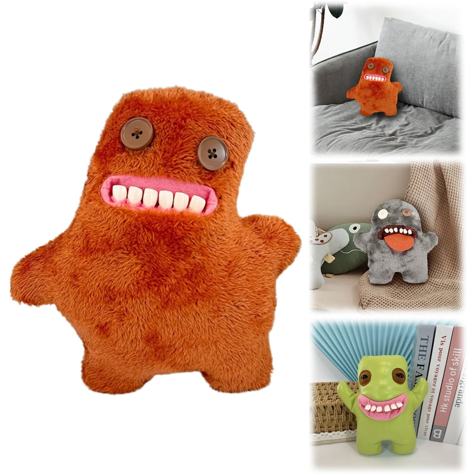 Fuggler, Funny Ugly Monster, 9 inch Gap-Tooth McGoo Plush Creature with ...