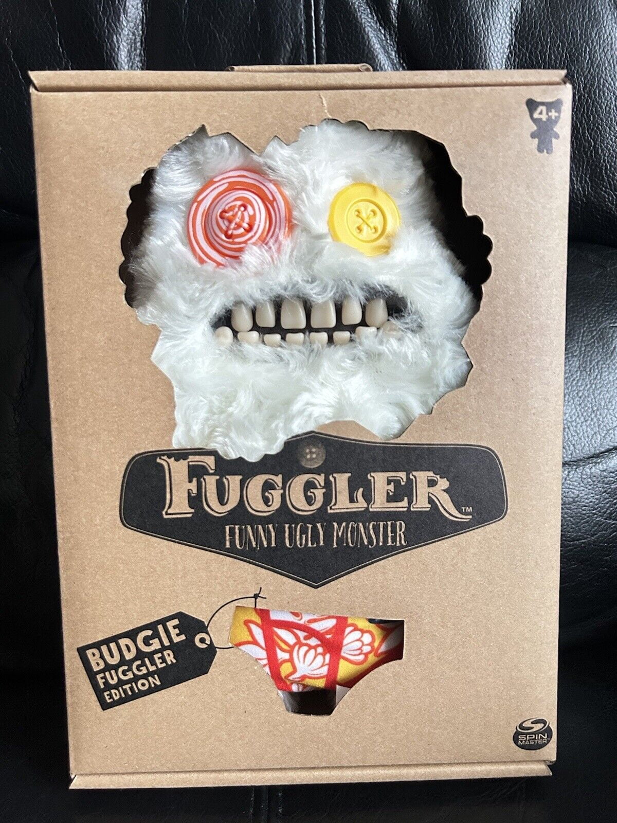 Fuggler Funny Ugly Monster Budgie Fuggler Sasquoosh White 22cm Fluffy ...